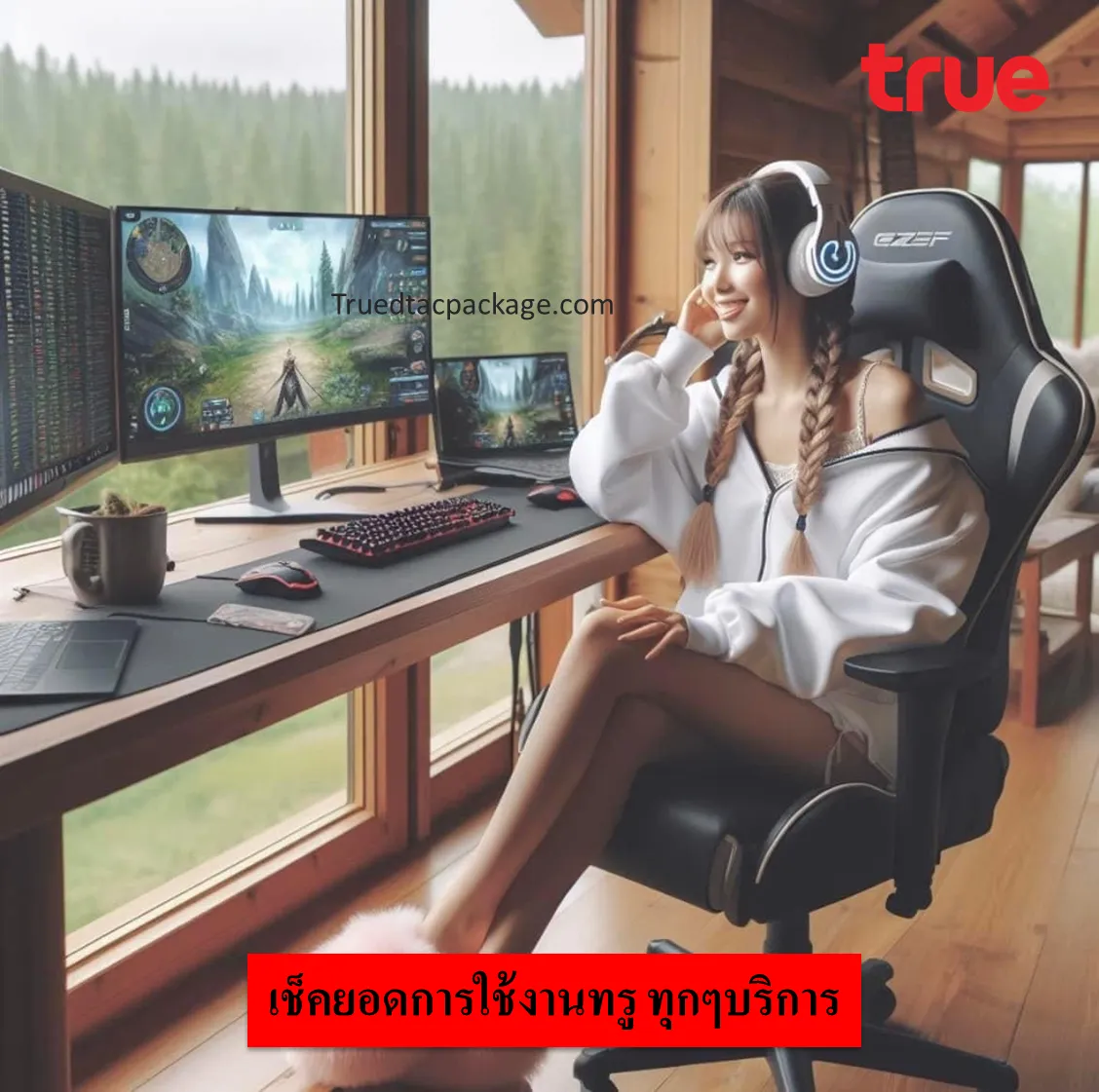 เช็คเน็ตคงเหลือทรู / เช็คยอดการใช้งานทุกๆบริการ แบบง่ายๆด้วยตัวเอง